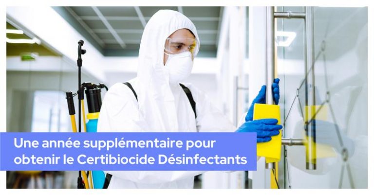 Certibiocide Désinfectants : délai prolongé - IZIPest